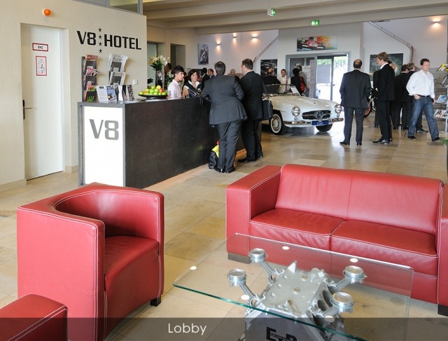 V8 Hotel for Car Lovers in Stuttgart | Amusing Planet